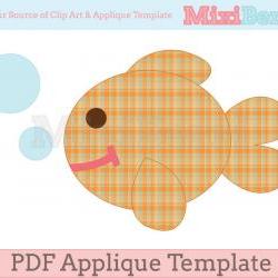 Fish Applique Pattern Pdf on Luulla